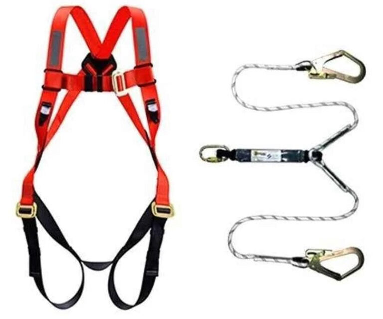 Full Body Safety Belt Harness with Double Hook - Buy PPEs & Safety Products