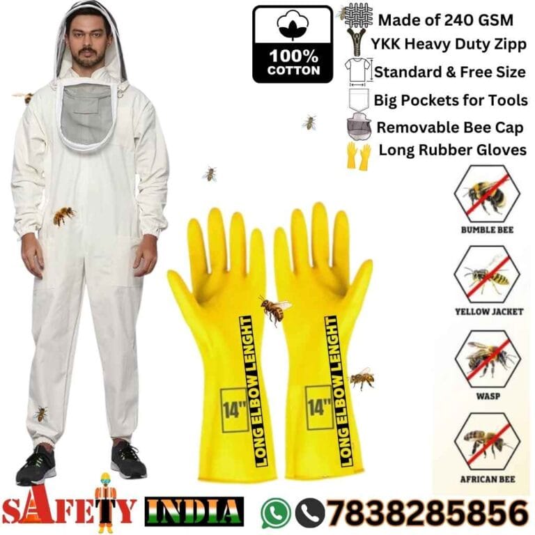 Bee Protection Suit with Rubber Gloves - Buy PPEs & Safety Products