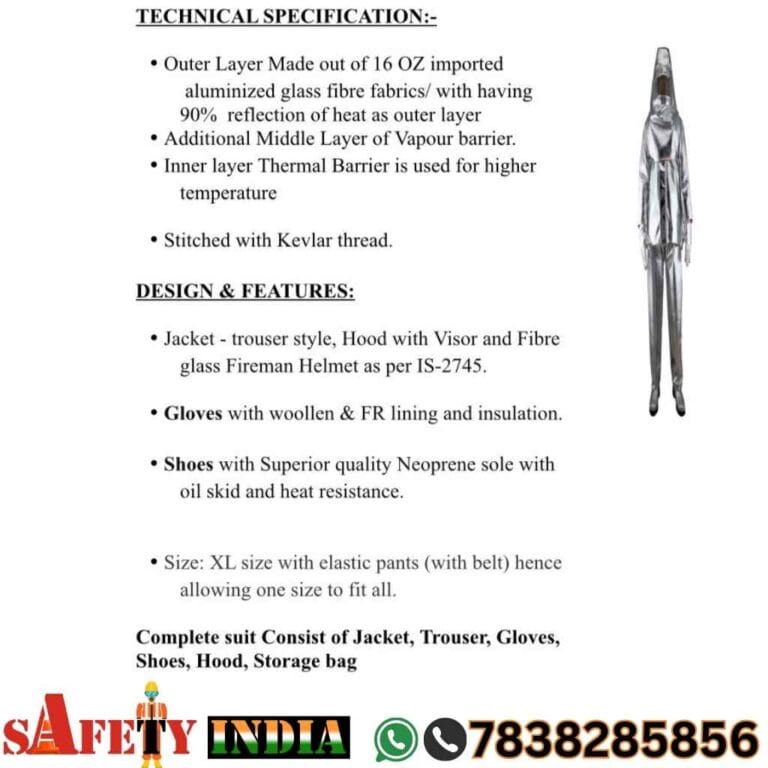 Proximity Fire Suit with Aluminised Fire Suit, Heat Resistant Gloves ...