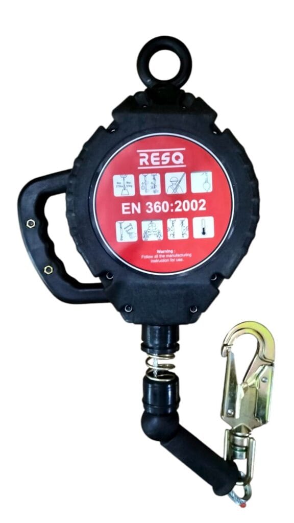 Safety India Self Retracting Lifeline SRL Fall Arrester Block 10 MTR ...